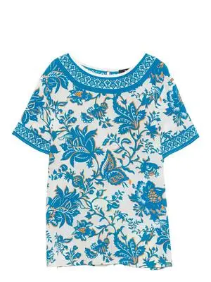Etro Floral-print Blouse - White