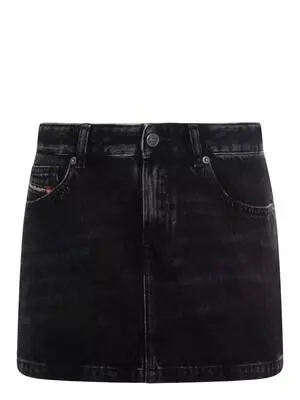 DIESEL Five-pockets Mini Shorts - Black