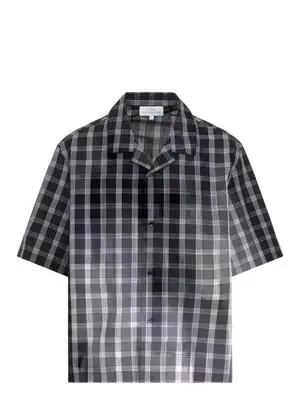 Studio Nicholson Checked Shirt - Black