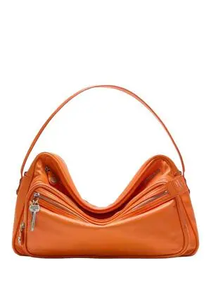 Acne Studios Leather Shoulder Bag - Orange