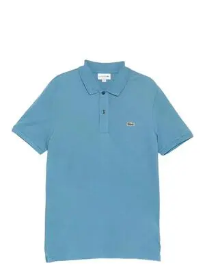 Lacoste Logo-patched Short-sleeve Polo Shirt - Blue
