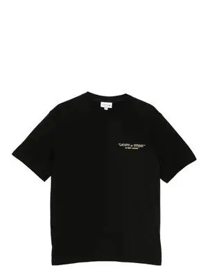 Lacoste Embroidered Crew Neck T-shirt - Black