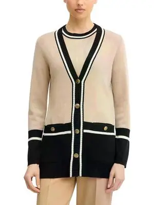 Luisa Spagnoli Marinetta Long Cardigan - Neutrals
