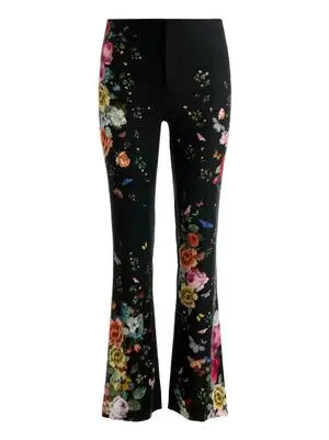 Alice + Olivia Bootcut Trousers - Black