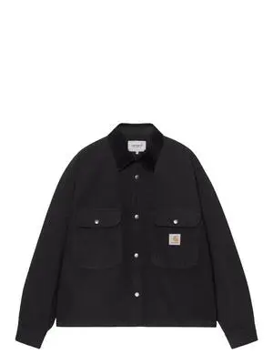 Carhartt Work In Progress Prescott Corduroy-collar Shirt Jacket - Black