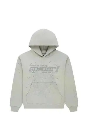 SP5DER Tonal Punk V2 Hoodie - Grey