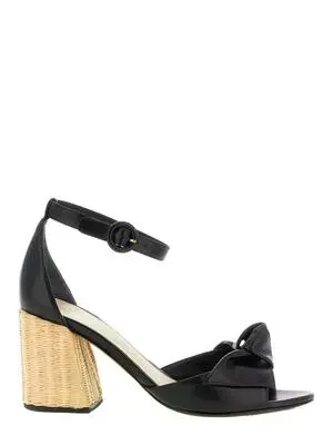 ALEXANDRE BIRMAN X Agua Agua Bendita Maxi Clarita Leather Sandals - Black