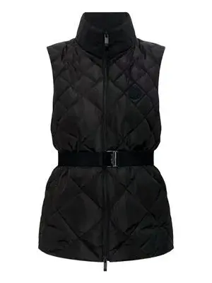 Moncler Logo-patch Gilet - Black