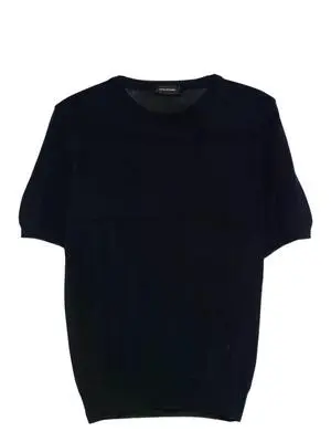 Tagliatore Round Neck T-shirt - Blue
