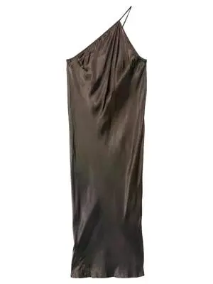 Rick Owens One-shoulder Midi Dress - Brown