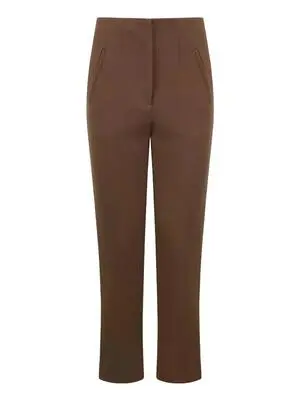 Veronica Beard Stila Pocket Trousers - Brown