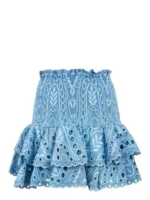 Charo Ruiz Ibiza Nerissa Mini Skirt - Blue