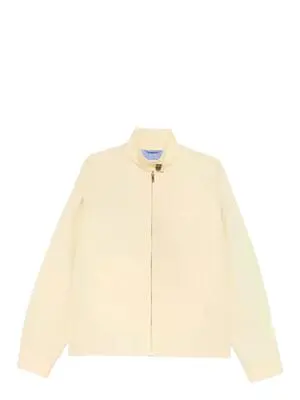 Miu Miu Logo-lettering Jacket - Yellow