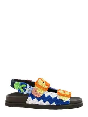Missoni Mia Pattern Sandals - Blue