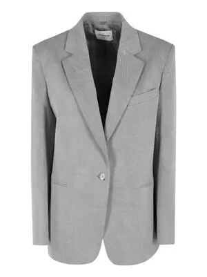 Andamane Single-breasted Blazer - Grey