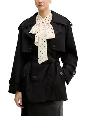 JOOP! Double-breasted Trench Coat - Black