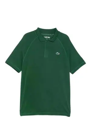 Lacoste Logo-patched Short Sleeve Polo Shirt - Green