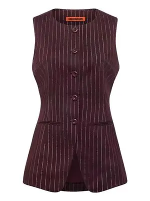 SIMONMILLER Del Mar Waistcoat - Red
