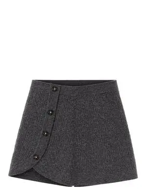 THE GARMENT Miniskirt With Button Detailing - Grey
