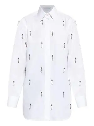 Stella McCartney Crystal Embellished Shirt - White