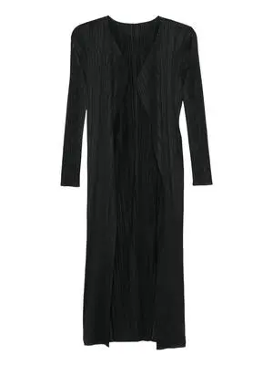 Issey Miyake Long Cardigan - Black