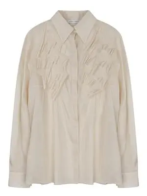 Alberta Ferretti Floral Shirt - Beige