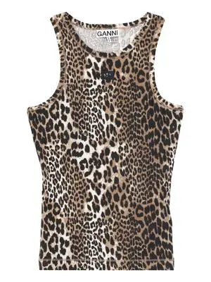 GANNI Logo Top - Animalier