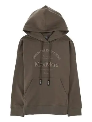 Max Mara Cotton Jersey Sweatshirt - Green