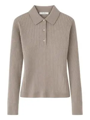 Max Mara Cashmere Polo Shirt - Dove
