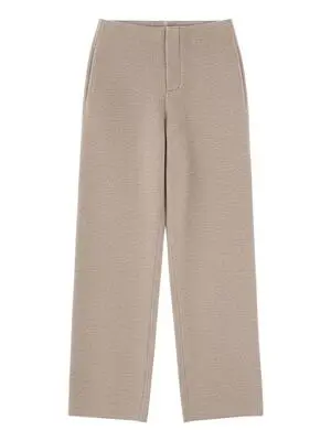 Max Mara Cashmere And Wool Fleece Pants - Beige