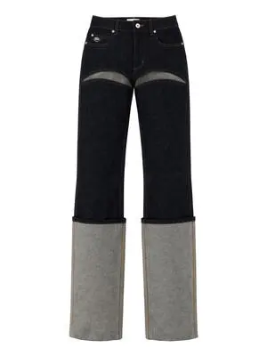 Jean Paul Gaultier Cutout Pants - Denim