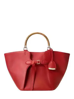 Ralph Lauren Calfskin Tote - Red