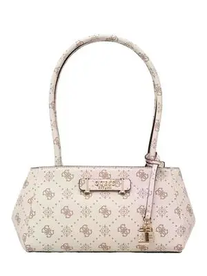 Guess Monogram Pendant Tote Bag - Neutrals