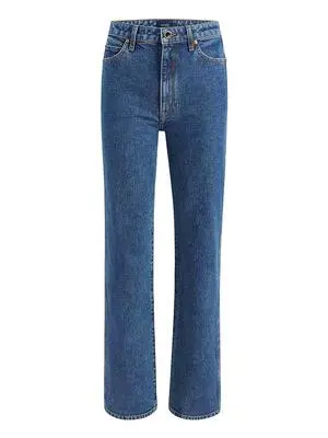 Khaite High-rise Straight-leg Jean - A