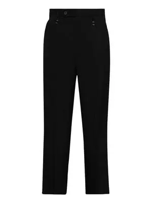 MAISON MARGIELA Straight Leg Trousers - Black