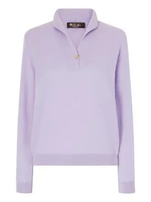 Loro Piana Sergio Cashmere Sweater - Purple