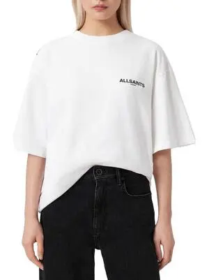 ALLSAINTS Amelie Graphic T-shirt - Optic White