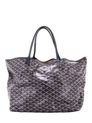 GOYARD Saint Louis Gm Tote Coated Canvas - Blue