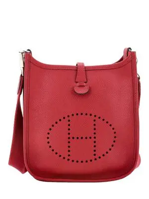 HERMES Evelyne Bag Gen Iii Epsom Tpm - Rouge Grenat