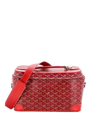 GOYARD Convertible Cosmetic Train Case Coated Canvas - Red