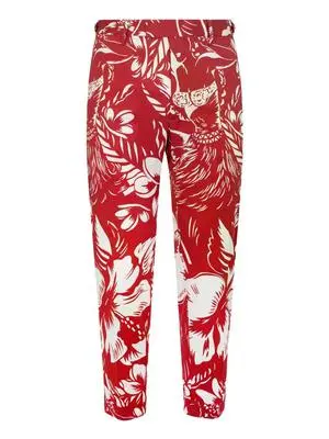 Dsquared2 Floral Print Trousers - Red