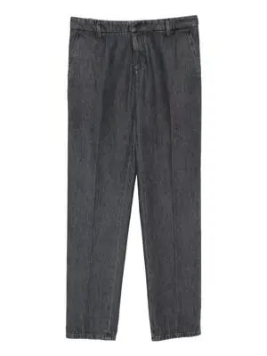 DONDUP Front-pleat Trousers - Black