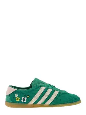 Adidas Gazelle Lo Pro Floral-detail Sneakers - Green