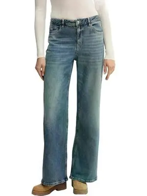 MOS MOSH Mmdara Mai Wide-leg Jeans - Blue