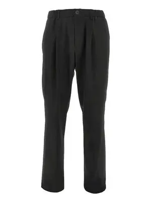 Herno Pleated Trousers - Black