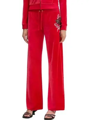 Juicy Couture Side-graphic Track Pants - Red