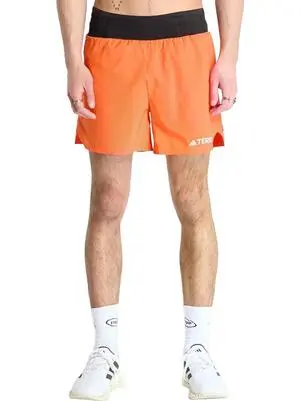 Adidas Logo-detail Shorts - Orange