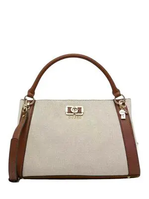 Guess Karnilla Logo-plaque Tote Bag - Neutrals