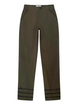 Coperni Striped Tailored Trousers - Green