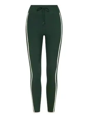The Upside Santa Fe Stripe-detail Leggings - Green